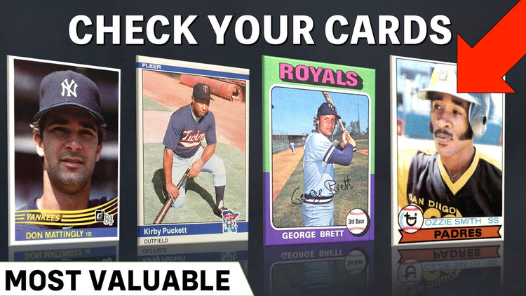 55 Most Valuable UNGRADED Baseball Rookie Cards - 1970s and 1980s Rare ...